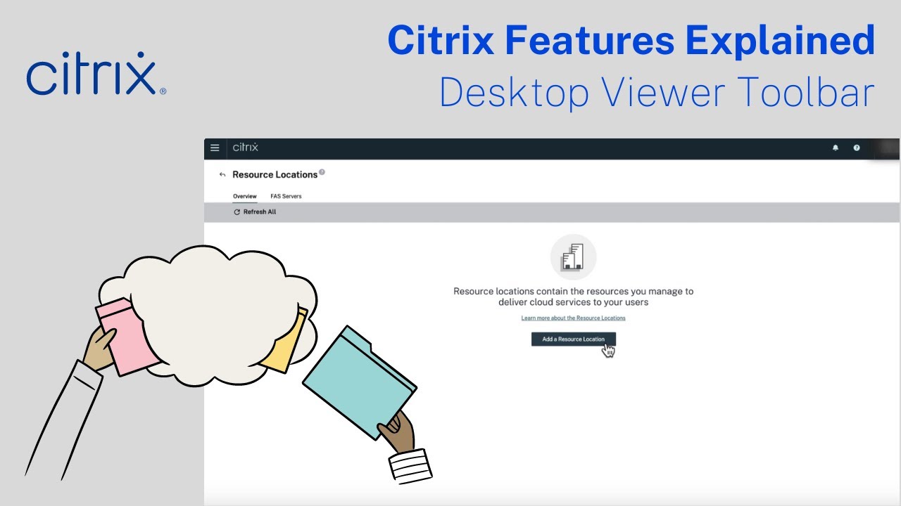 Citrix Features Explained - Desktop Viewer Toolbar