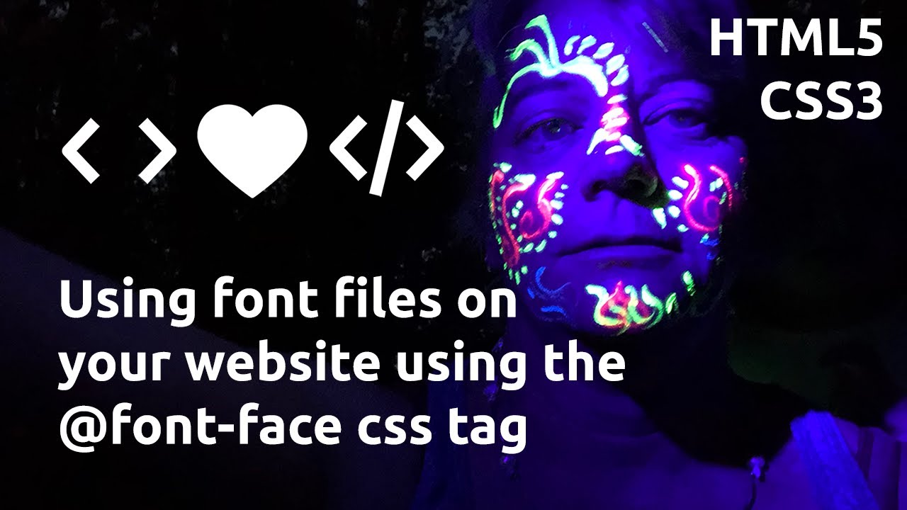 Using font files on your website using the @font-face css tag