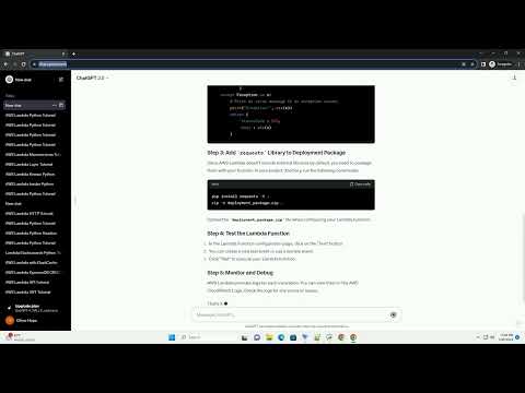 aws lambda python call rest api example