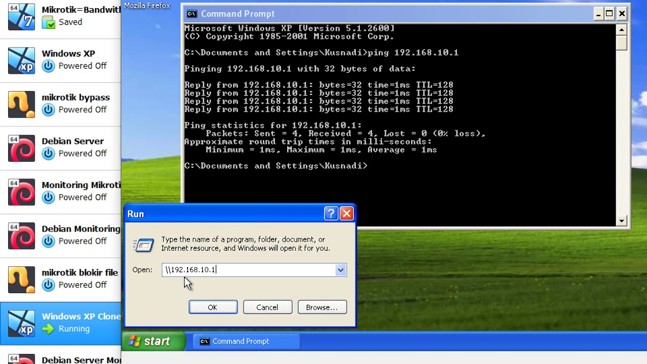 Management User di Windows Server 2003