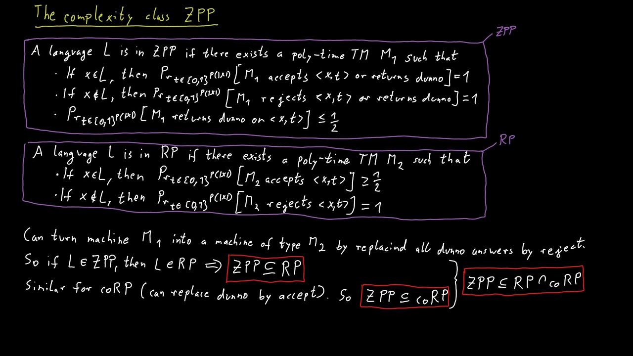 The Complexity Class ZPP