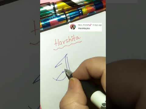 💯Harshita name Signature ✍️#ytshorts #youtubeshorts #youtube