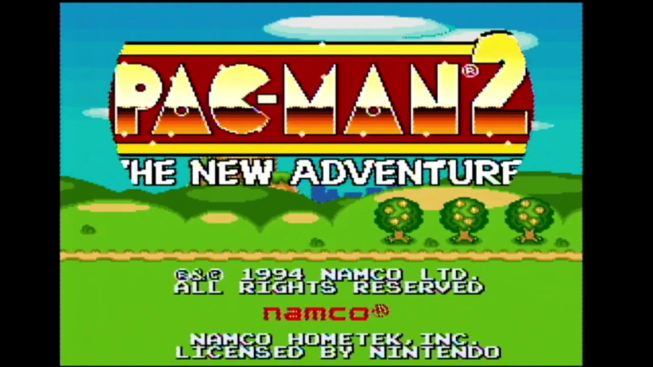 Pac-Man 2: The New Adventures - Start Up - Super Nintendo - SNES