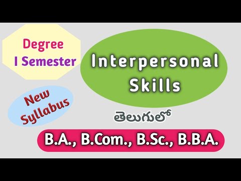 Interpersonal Skills in Telugu