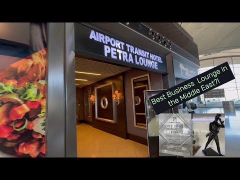 Petra Lounge, voted best in middle East and Africa ??Queen Alia airport Amman Jordan #jordan
