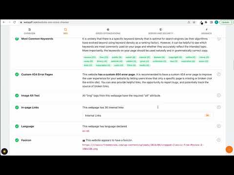 WebGaff Free SEO Score Checker