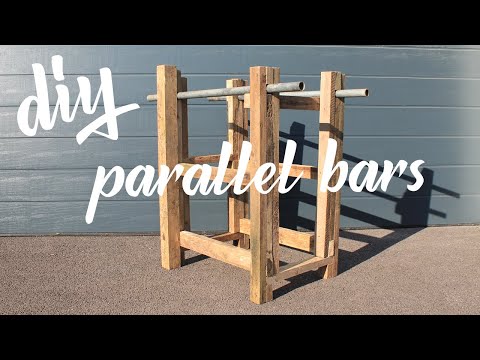 DIY Home Gym // How to Make Parallel Dip Bars