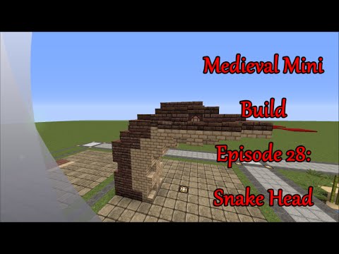 Snake Head Statue Minecraft Project
