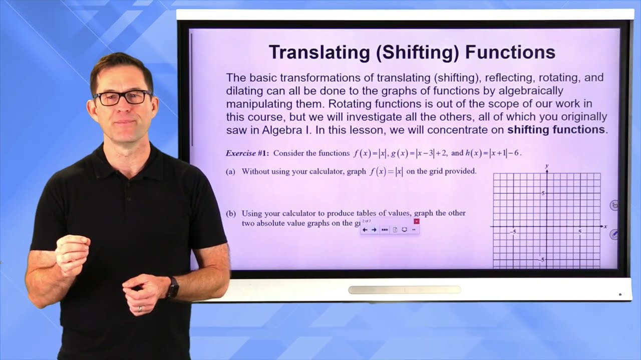 N-Gen Math Algebra II.Unit 8.Lesson 1.Shifting Functions