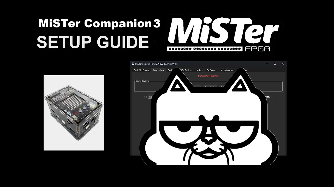 MiSTer Setup with MiSTer Companion 3.0