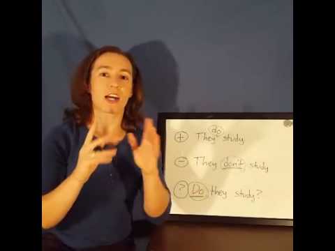 Learn English Speaking - When to use the auxiliary verb "do" in a positive sentence