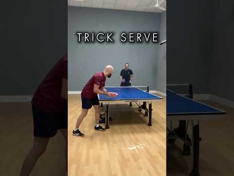 Trick Serves can be useful… #tabletennis #trickserve #trickshot #pingpong #tomlodziak