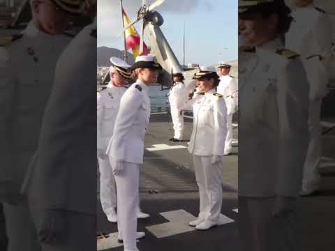 New update 14.06.2025 Princess Leonor continues military training on the battleship Blas de Lezo
