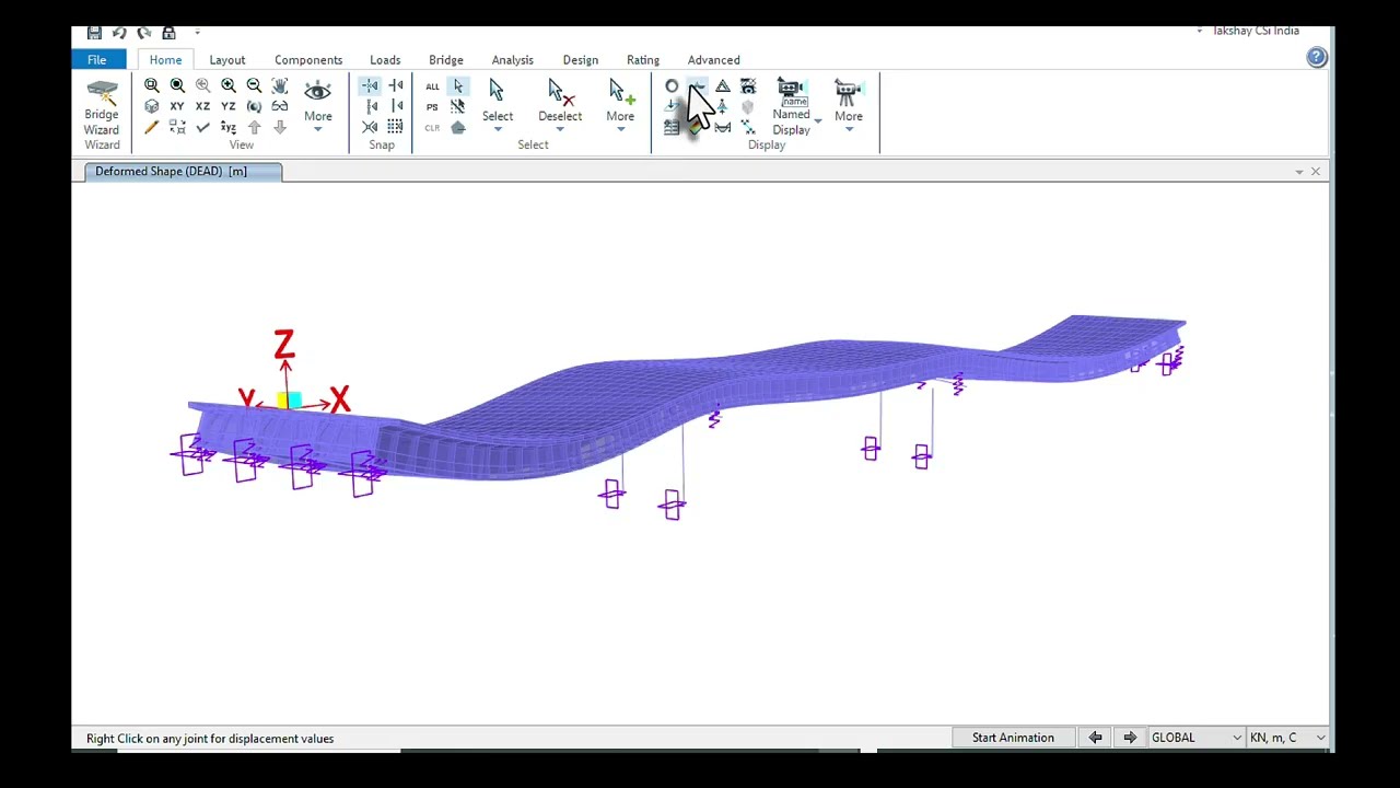 CSiBridge T-Beam Bridge Modelling & Design – Complete Step-by-Step Guide