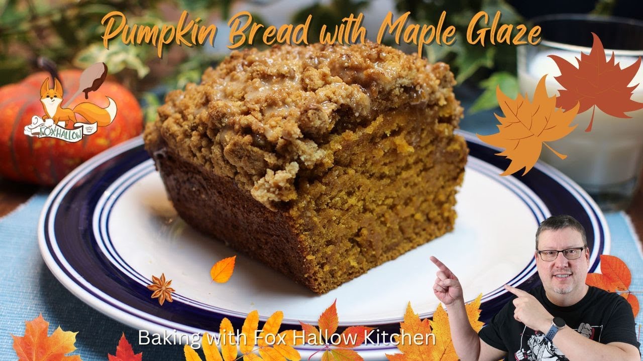 Pumpkin Bread with Maple Glaze