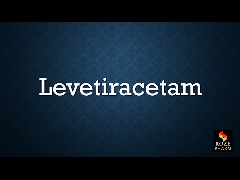 Levetiracetam pronunciation antiepileptic antiseizure drug, medicine, How to say
