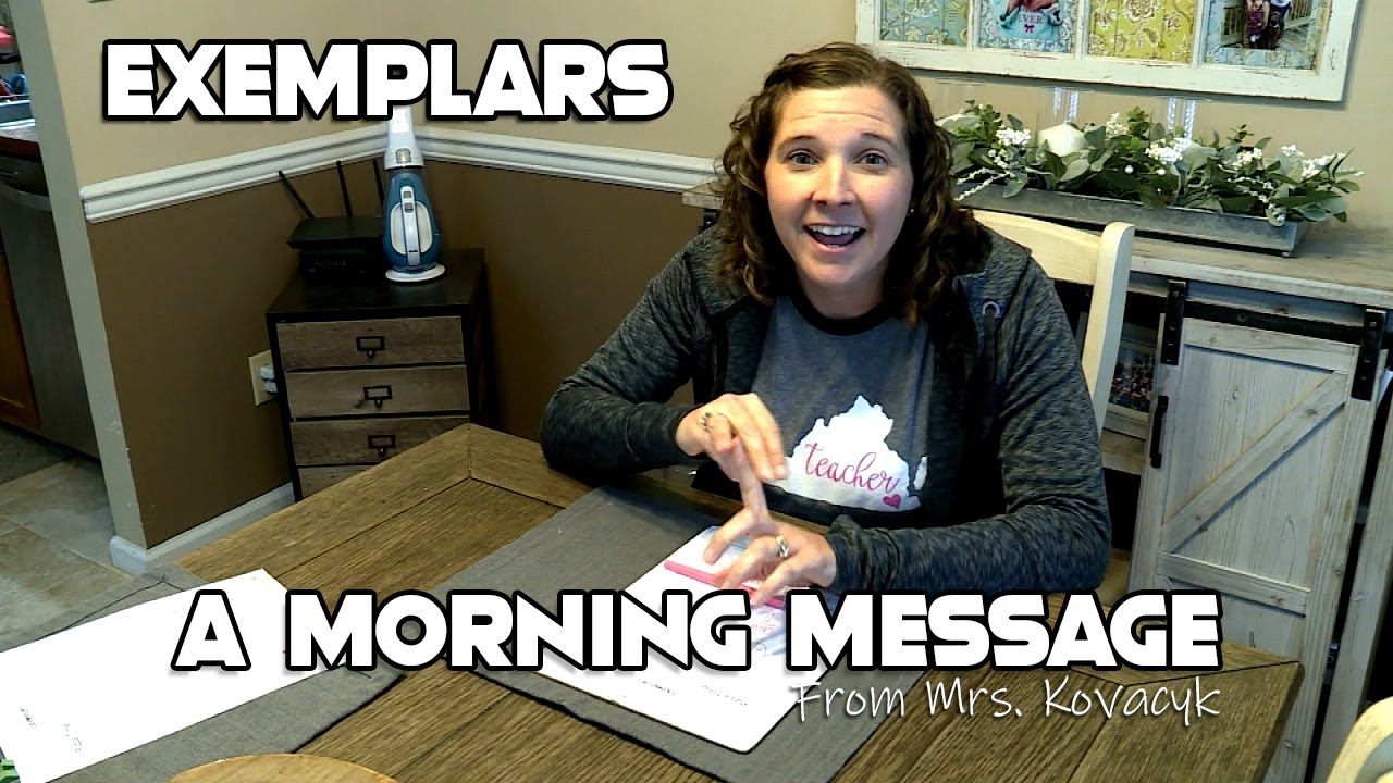 Morning Messages - Exemplars