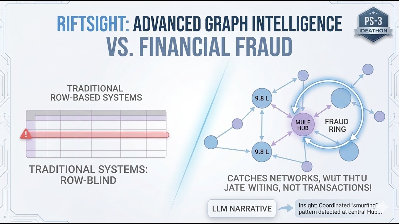 RiftSight: AI-Driven Graph Intelligence for Financial Fraud Detection