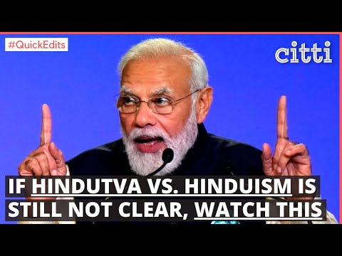 "If you STILL don't understand that Hindutva is the linguistically correct term for 'Hinduism'.."