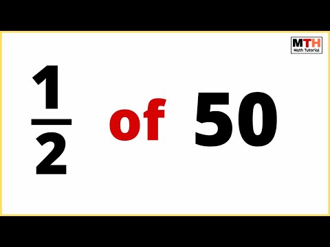 1/2 of 50 (One-half of 50)