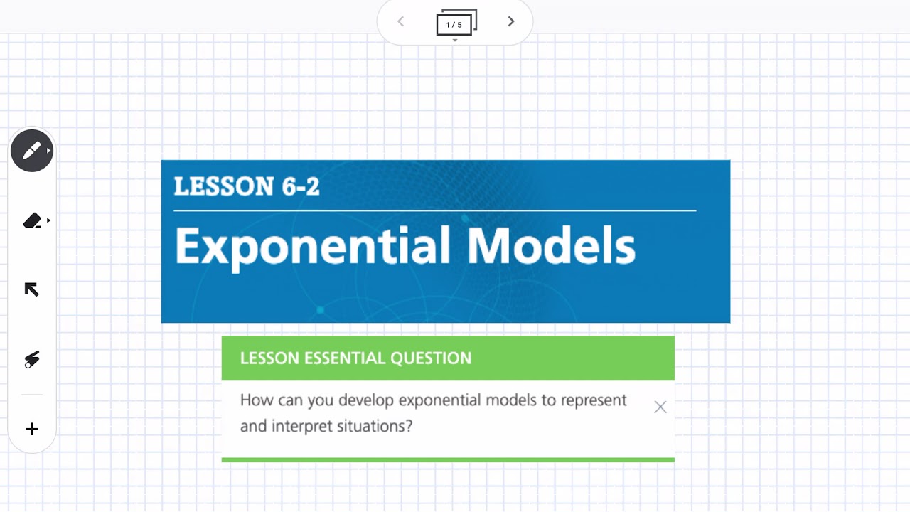 Exponential Models (Lesson 6-2)
