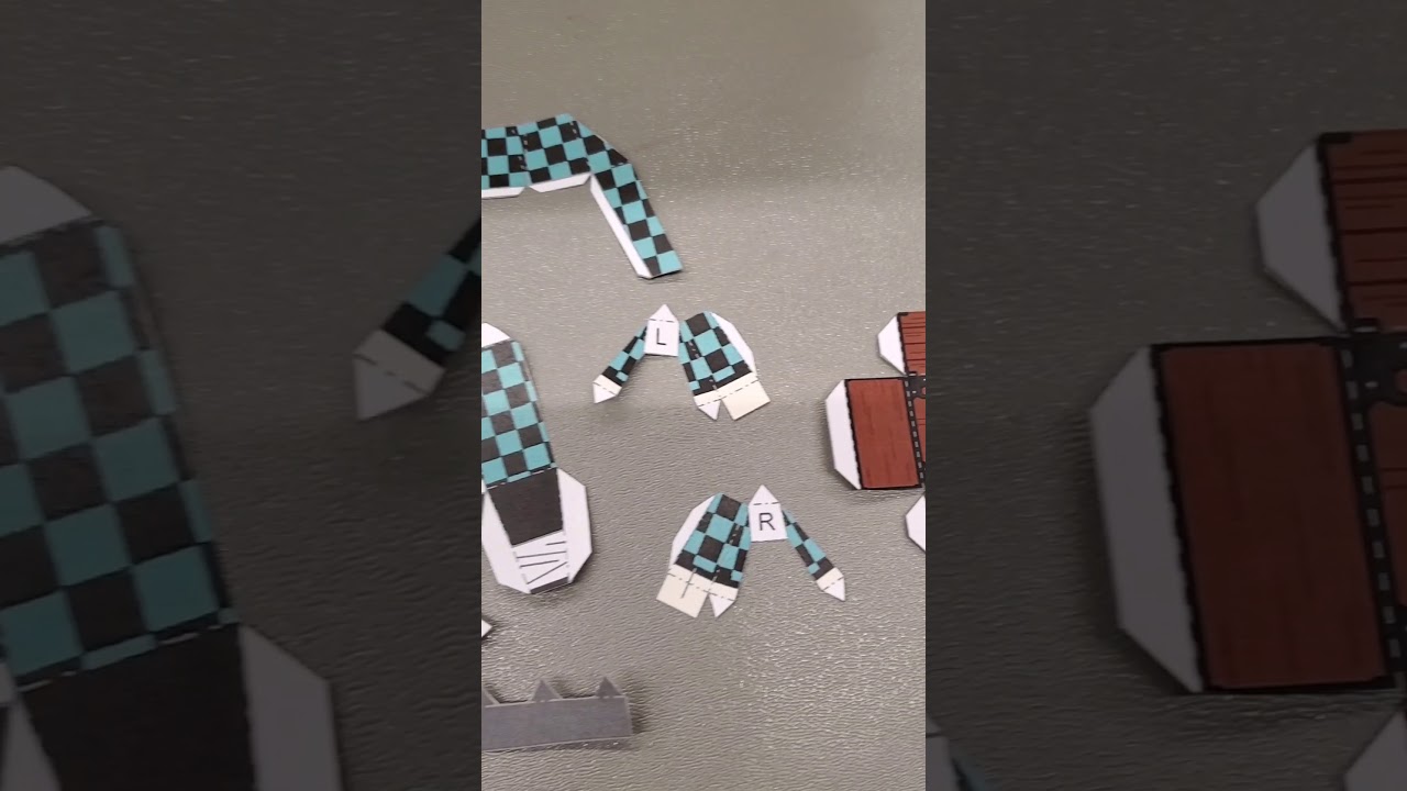 Demon Slayer: Tanjiro Papercraft Tutorial