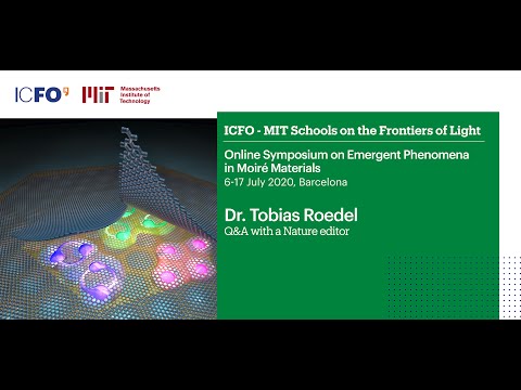 FRONTIERS OF LIGHT - Q&A with a Nature editor, by Dr. Tobias Roedel