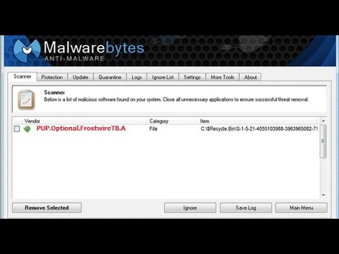 How to Remove PUP.Optional.FrostwireTB.A Virus
