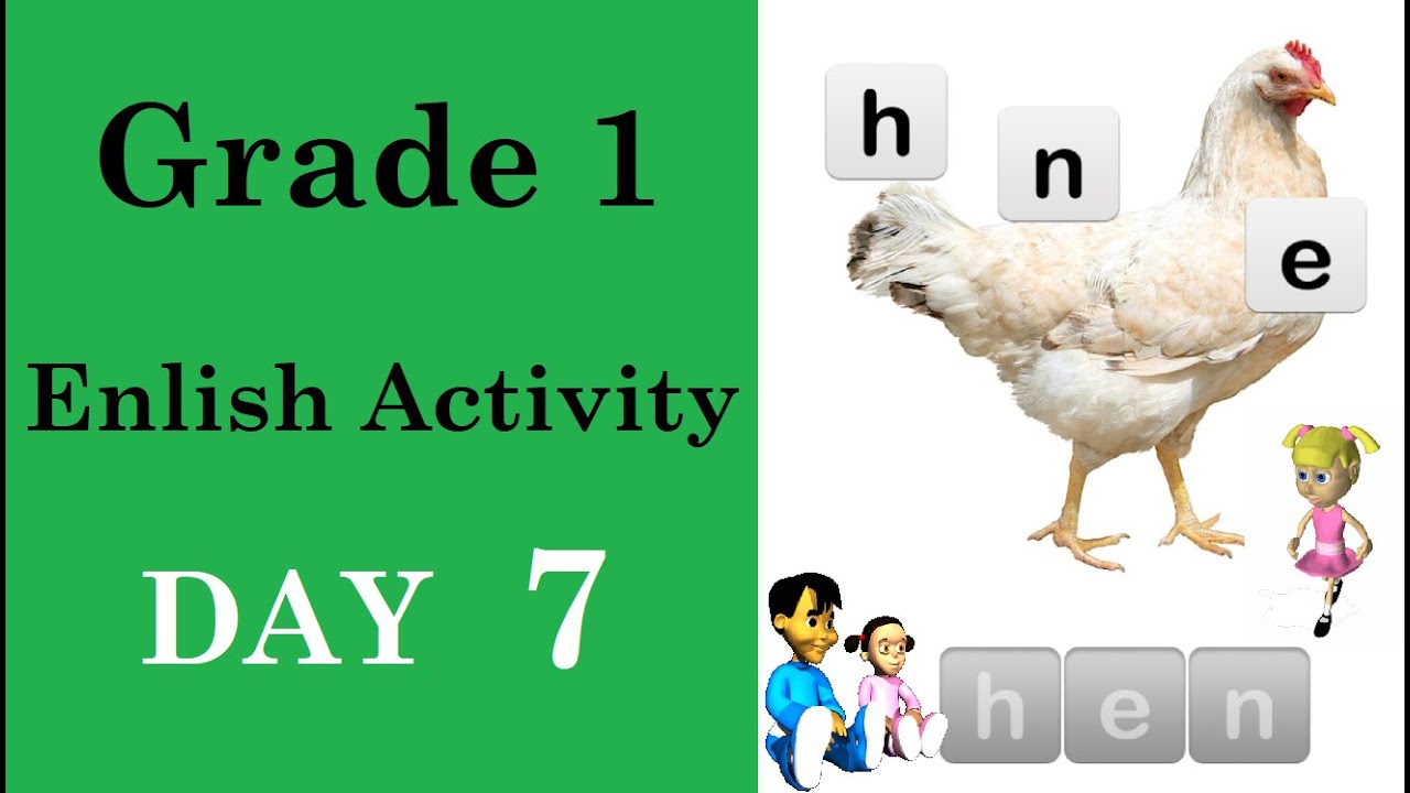 Grade 1 English activity day 7