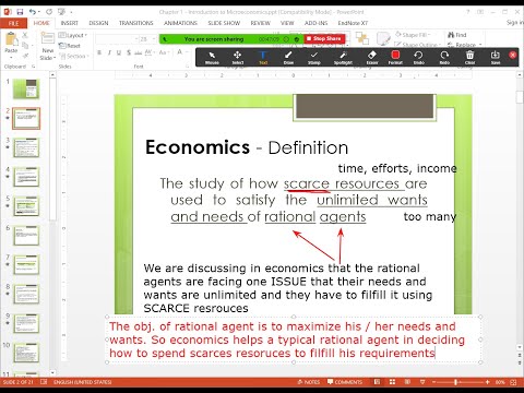 Introduction to Economics Part 1 - Defining Rational Agents - Scarcity Mindset