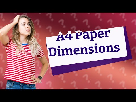 What is the size of A4 Letter format?