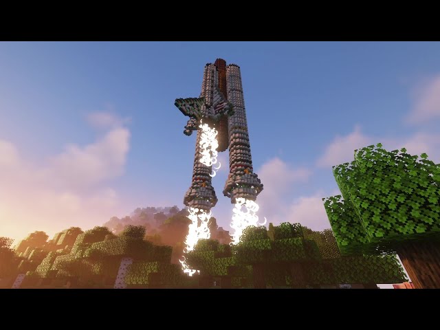 Redstone Space Shuttle Minecraft Map