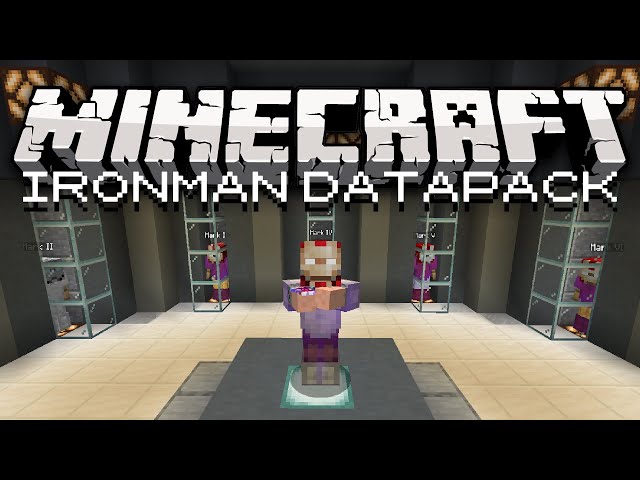 [1.14+]Working Ironman Homing Armors Minecraft Data Pack