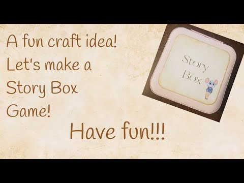 A fun craft idea! Let’s make a Story Box Game! – Julie Worthington