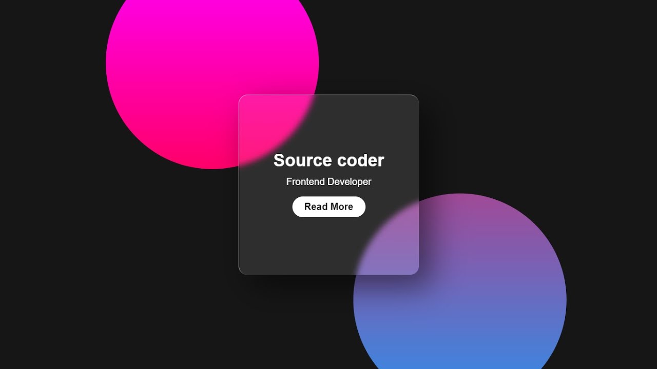 Real Glassmorphism Card Hover Effects | Glass morphism Effects | @OnlineTutorialsYT @GreatStackDev