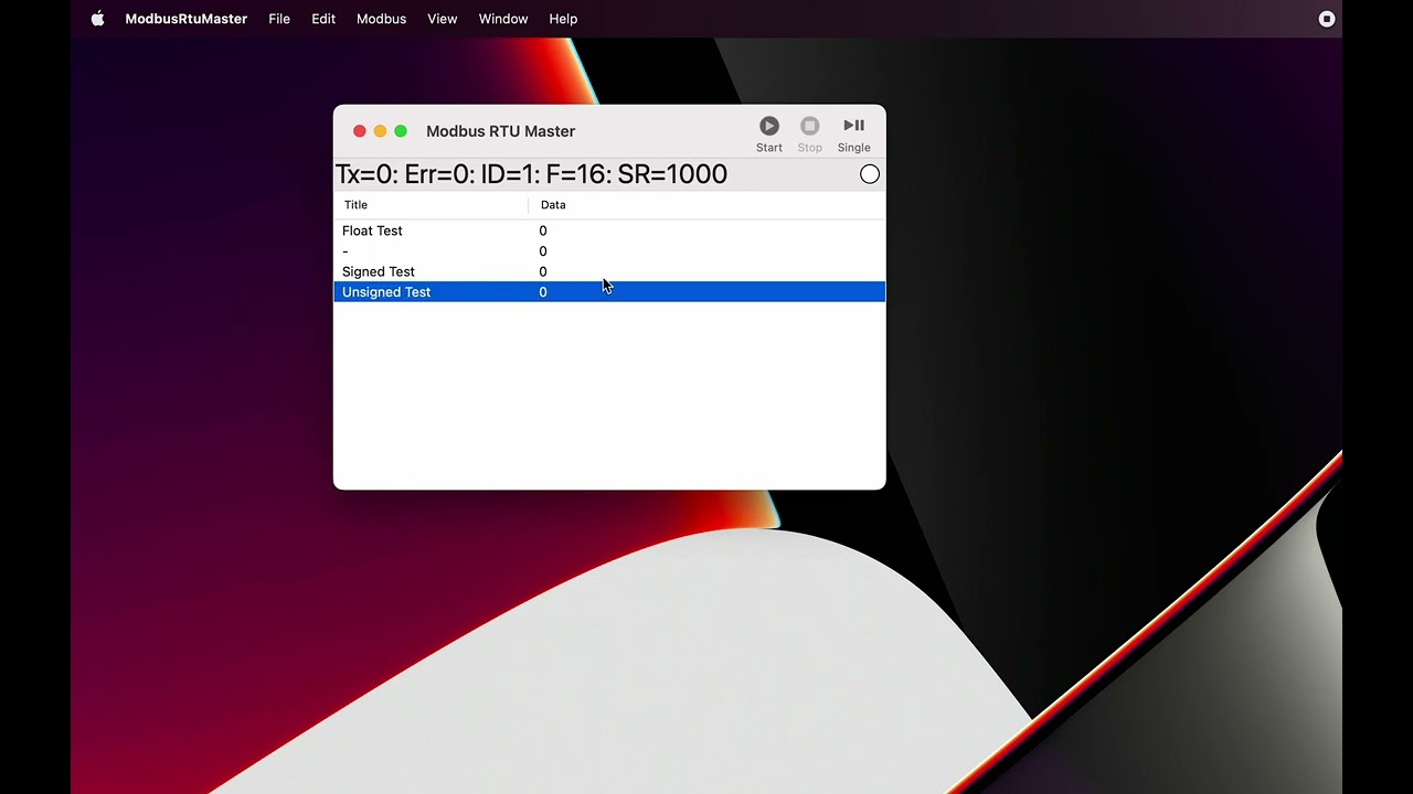 Modbus Write Functions