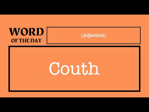 Word of the Day: Couth | Teens Adda