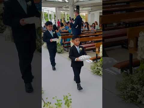 Entourage Ring Bearer💍💒🤵♂️💐 #entourage #ringbearer #wedding #groom #bride #bridal #trending