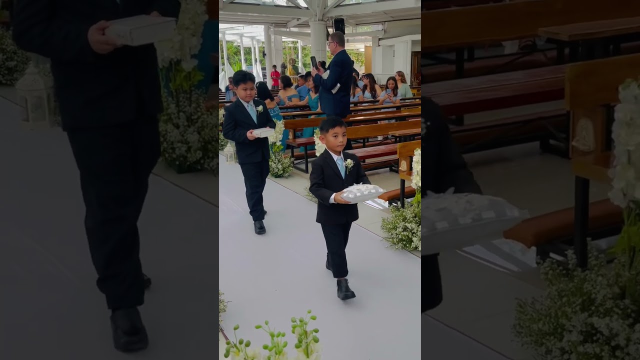 Entourage Ring Bearer💍💒🤵‍♂️💐 #entourage #ringbearer #wedding #groom #bride #bridal #trending