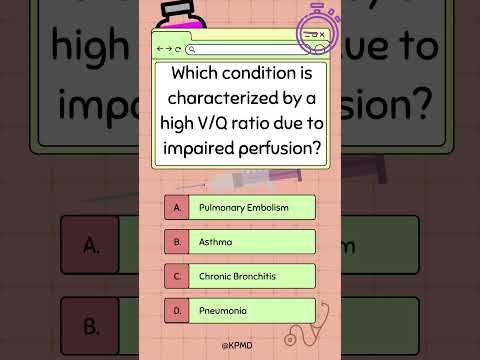 The Lung Problem That Disrupts Oxygen Delivery! – Medical Must Knows Physiology Test #8