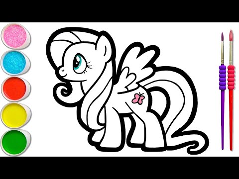 Drawing, Painting & Coloring Pinkie Pie for Children | How to Paint Tips...