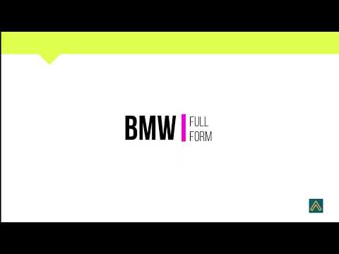 Full Form Of BMW
