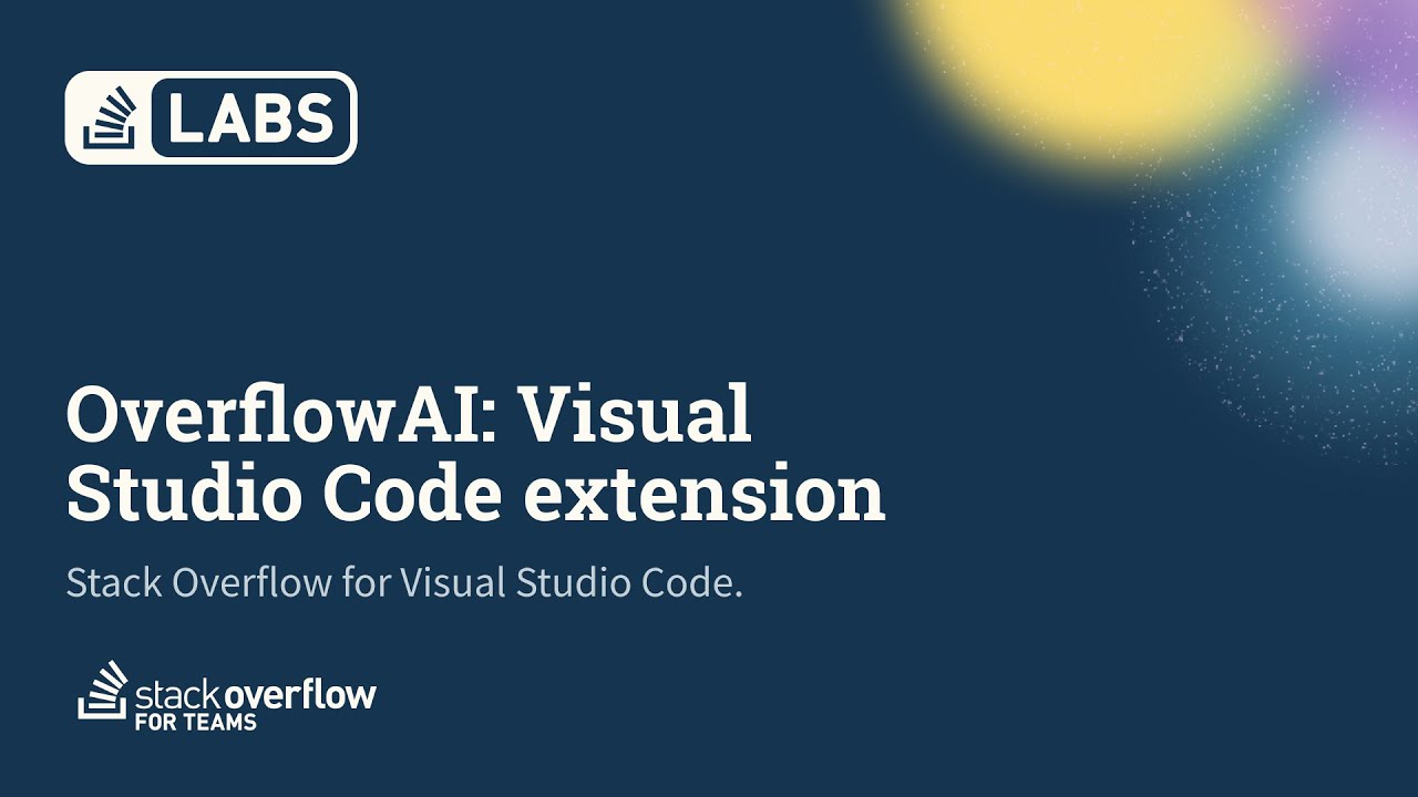OverflowAI: Visual Studio Code extension
