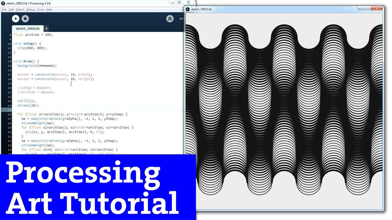 Ep.2 Processing art tutorial | GRID 02 (Creative coding)
