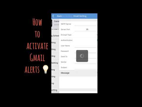 How to receive email 🚨 alerts on the Camhi app. @inetworkcams