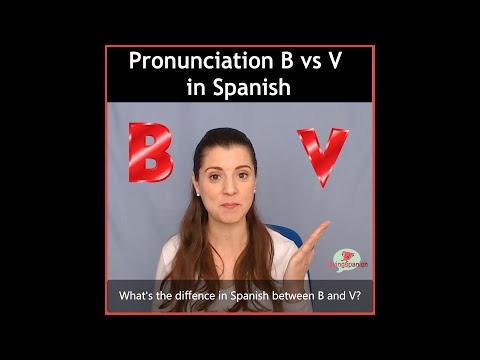 Pronunciation B vs V in Spanish 📣💬