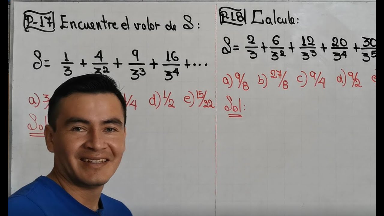 SERIES Y SUMATORIAS - LECCIÓN 13