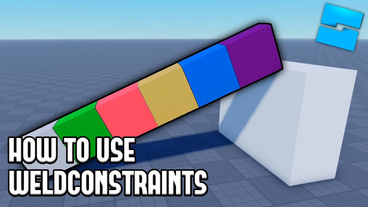 How to use WeldConstraints in Roblox Studio