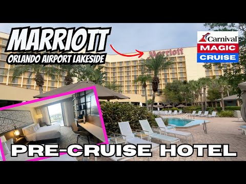 PRE-CRUISE HOTEL MARRIOTT Orlando Airport Lakeside  Vlog-2 #cruise #marriott #carnivalcruise