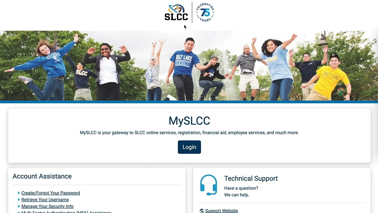 Retrieve Your SLCC Username